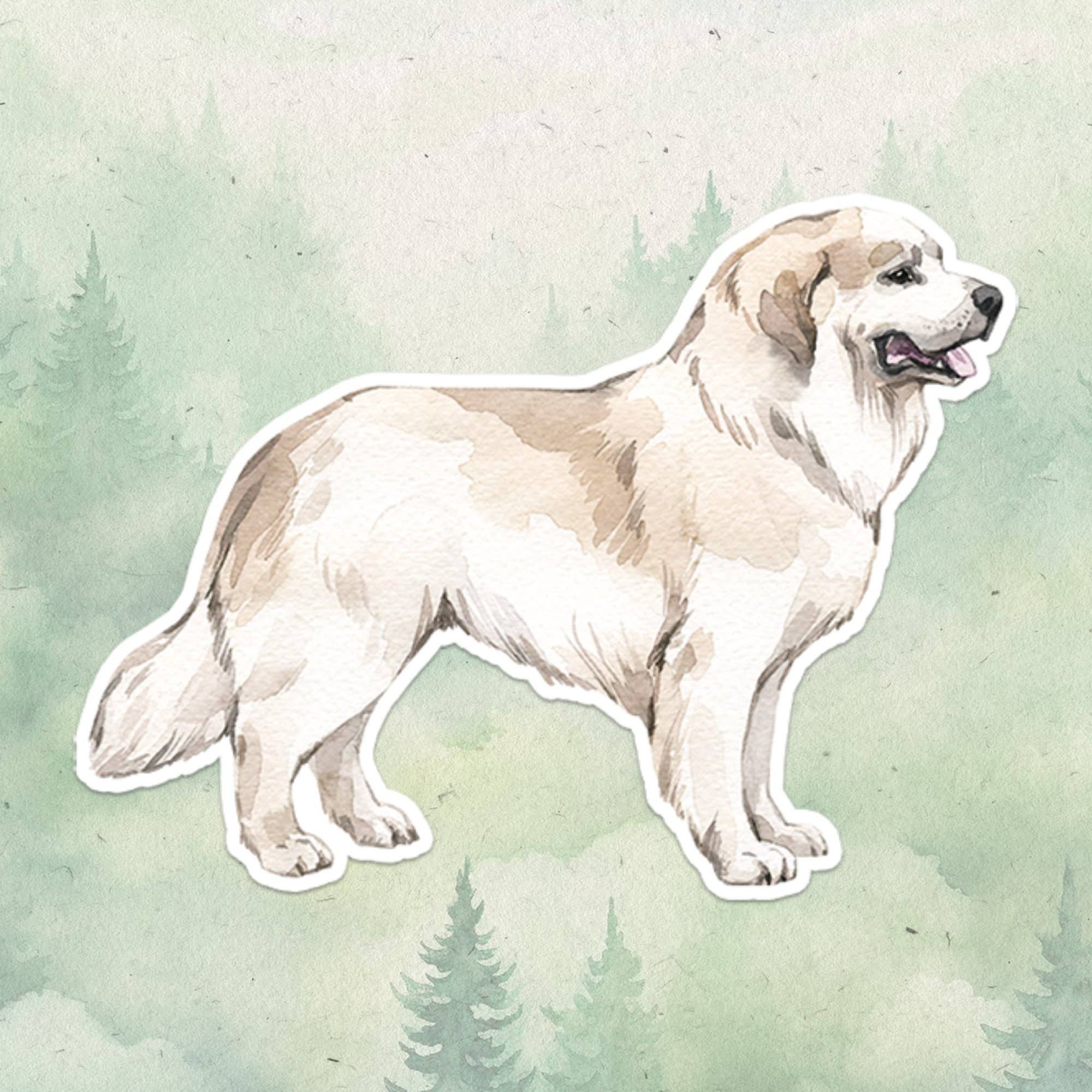 Great Pyrenees sticker – Contigo Dogs