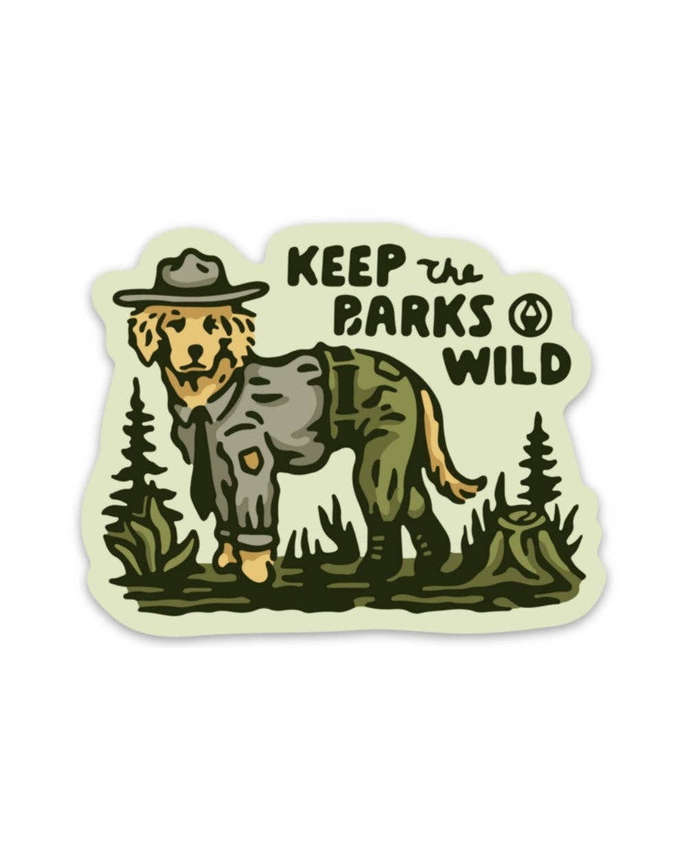 Keep the Barks Wild | Sticker – Contigo Dogs