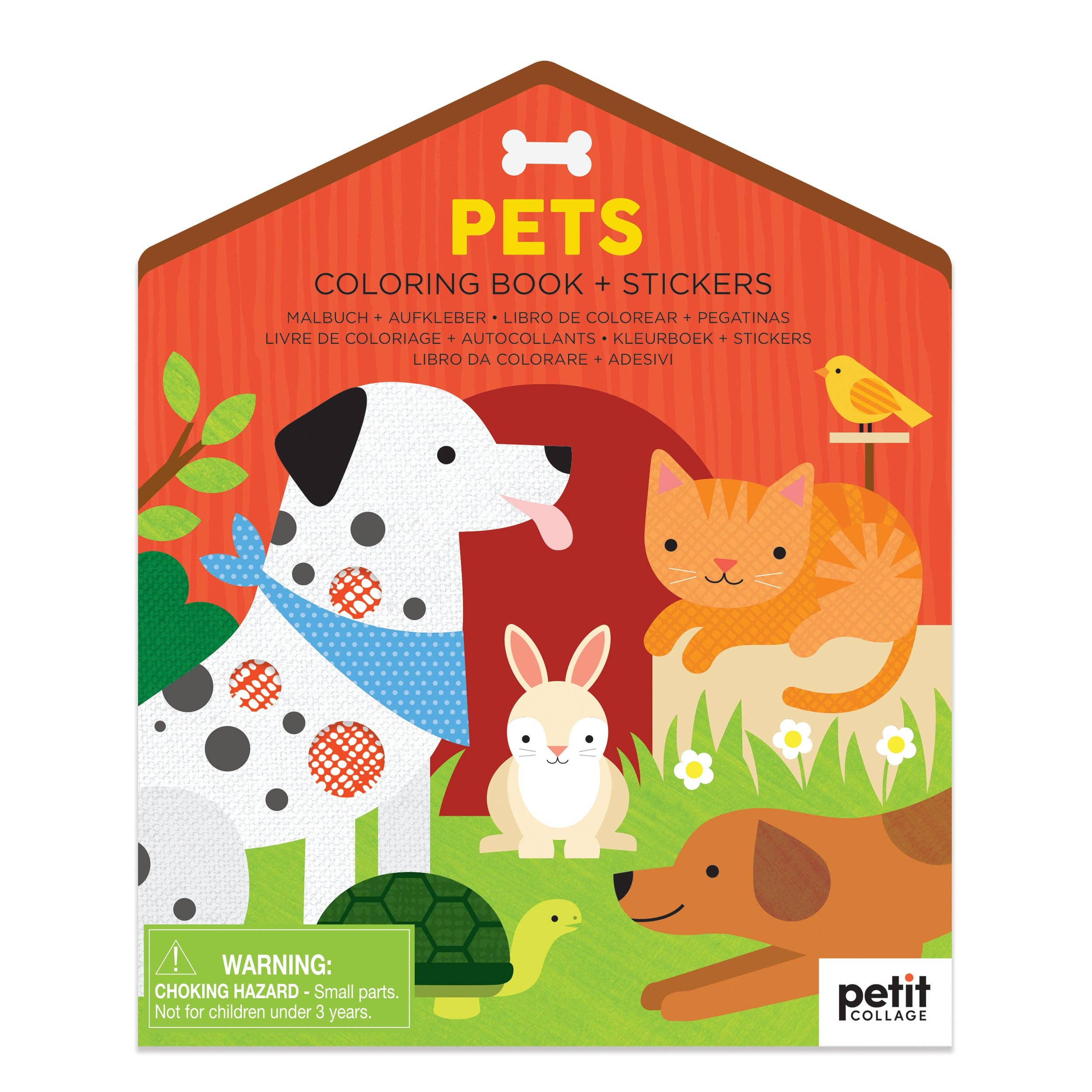 Coloring Book with Stickers: Pets – Contigo Dogs