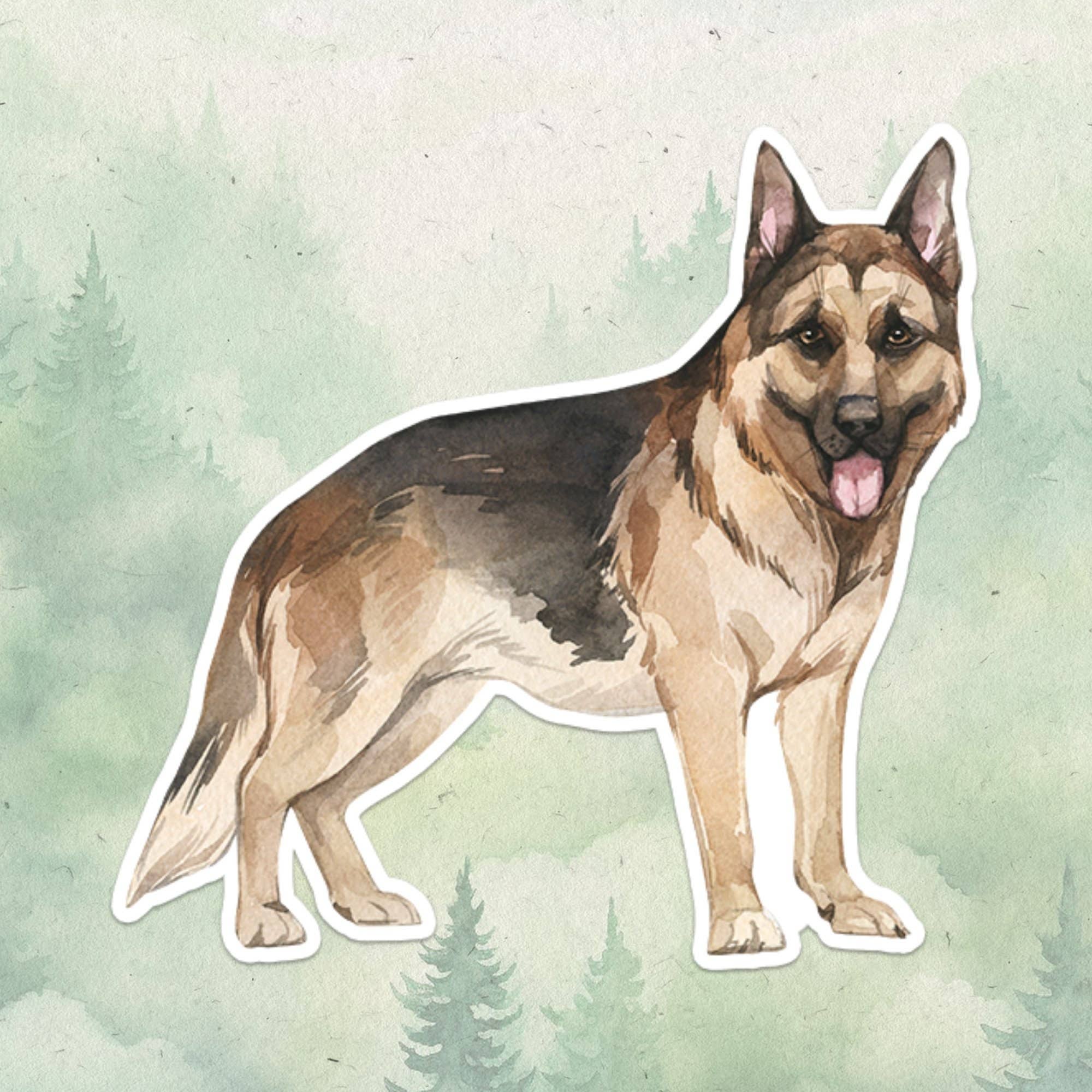 German Shepherd sticker – Contigo Dogs
