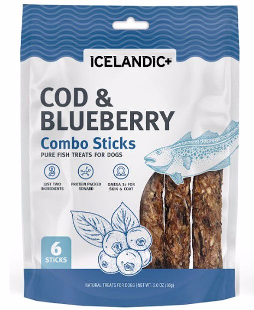 Cod Blueberry Combo sticks – Contigo Dogs