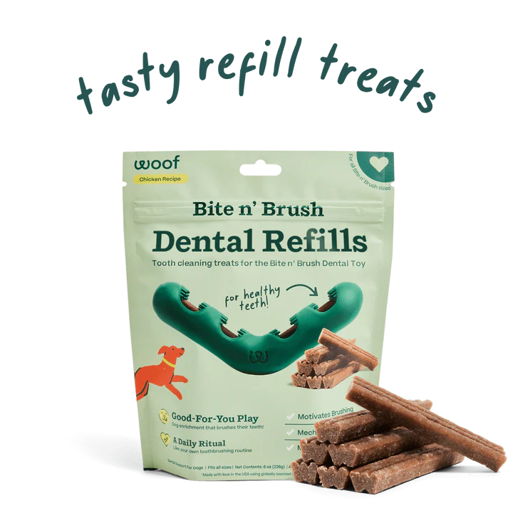 Woof Bite n’ Brush Dental Refill – Contigo Dogs
