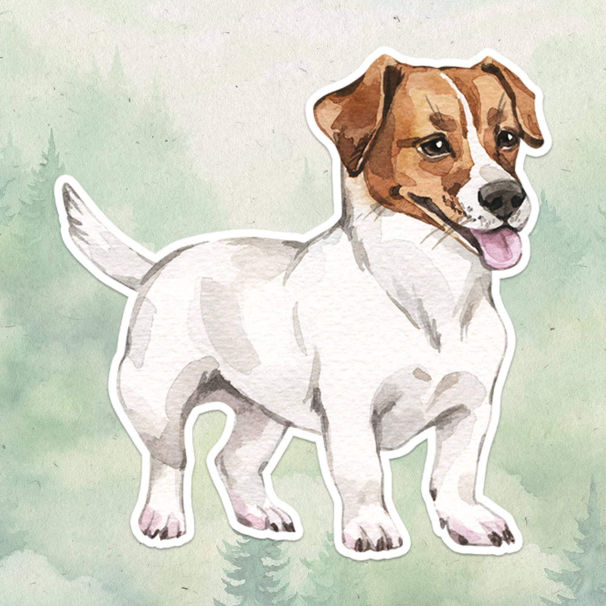 Jack Russel sticker – Contigo Dogs