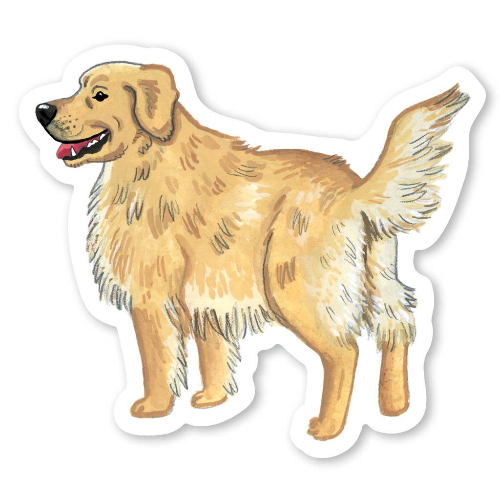 Golden Retriever Sticker – Contigo Dogs